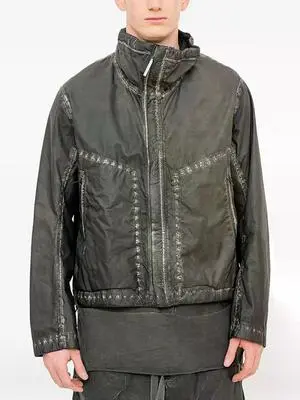 ISAAC SELLAM EXPERIENCE Clairvoyant Membrane Leather Jacket