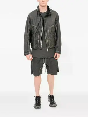 ISAAC SELLAM EXPERIENCE Clairvoyant Membrane Leather Jacket