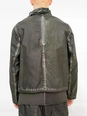ISAAC SELLAM EXPERIENCE Clairvoyant Membrane Leather Jacket