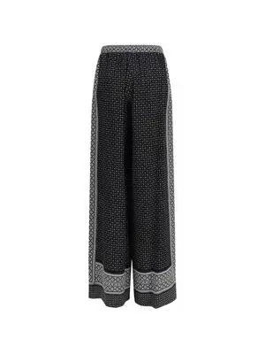 Ermanno Scervino Geometric-print Palazzo Pants