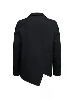 Comme Des Garçons Asymmetric Zip-fastening Jacket