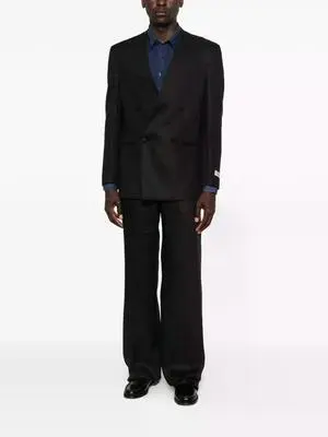 NINEMINUTES Double-breasted Blazer - Black