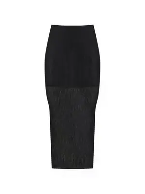 Alberta Ferretti Ribbed-knit Skirt
