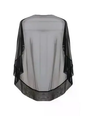 Alberta Ferretti Sheer Panelled Top