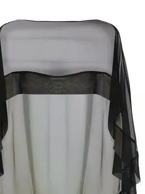 Alberta Ferretti Sheer Panelled Top