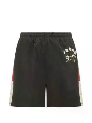 FOUND Logo-embroidered Color-block Shorts
