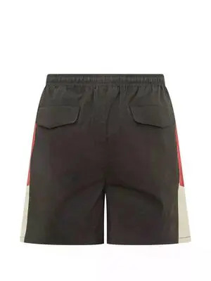FOUND Logo-embroidered Color-block Shorts