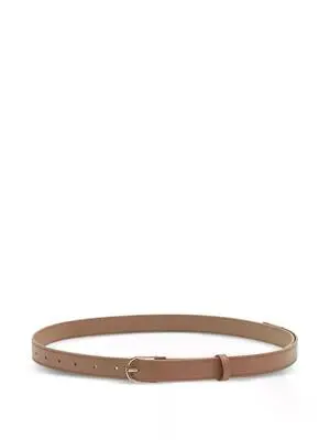Victoria Beckham Earring Buckle Belt - Neutrals