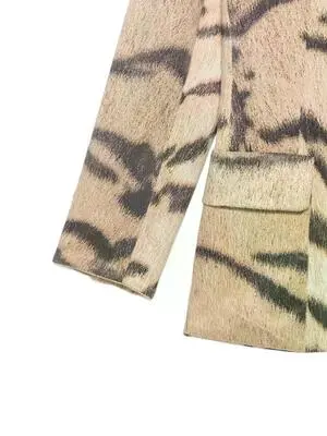 Roberto Cavalli 2000s Tiger-print Blazer