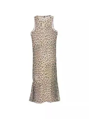 Moschino Leopard-print Midi Dress