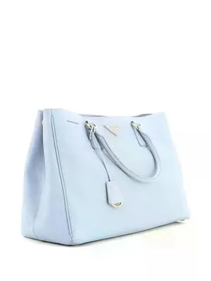 Prada Lux Open Saffiano Leather Large Tote Bag - Blue