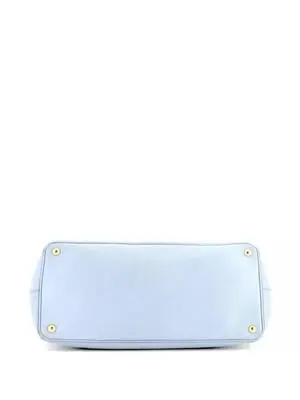 Prada Lux Open Saffiano Leather Large Tote Bag - Blue