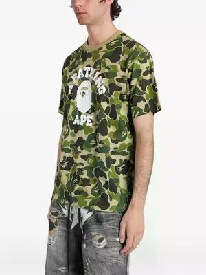 A BATHING APE Camouflage-print Logo-print T-shirt