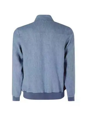 GRAN SASSO Zip-up Ribbed-trim Jacket