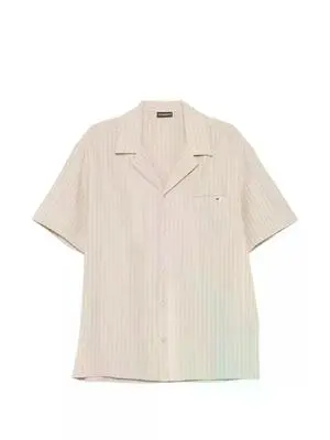 Emporio Armani Seersucker Shirt - Neutrals