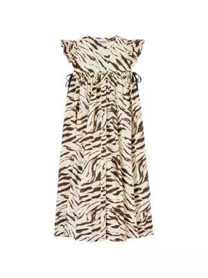 Ganni Animal Print Day Dresses