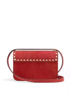 Valentino Garavani Rockstud Small Suede Crossbody Bag