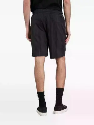 STATE OF ORDER Pinstripe Pattern Drawstring Shorts
