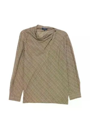 Soeur Irving Check-pattern Blouse