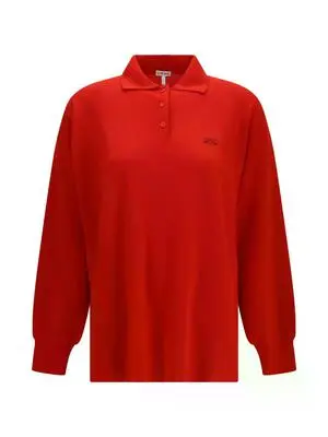 Loewe Logo-embroidered Polo Sweater