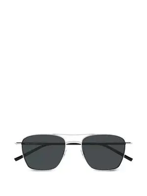 Saint Laurent Pilot-frame Sunglasses - Silver