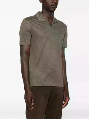 Zegna Short-sleeve Polo Shirt - Green