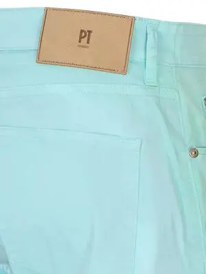 PT TORINO Slim Fit Logo Patch Trousers