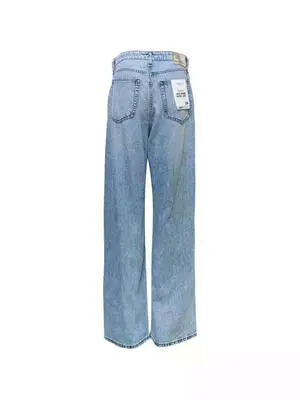 Rag & Bone Logan Crystal-embellished Wide-leg Jeans