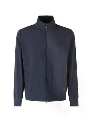 SAVE THE DUCK High-neck Zip-up Jacket - Blue
