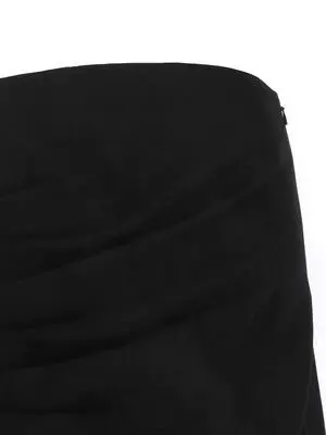 Andamane Draped Ruched Mini Skirt