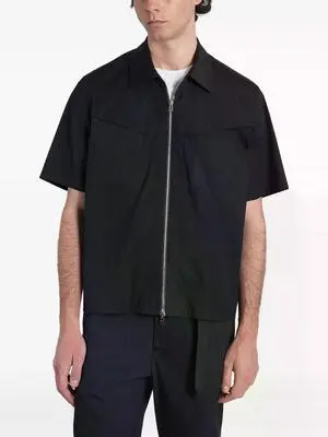 LOW BRAND S162 Zip-fastening Shirt