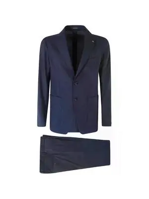 Tagliatore Dakar Single-breasted Suit - Blue