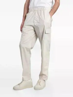 LOW BRAND Elasticated-waist Cargo Pants - Neutrals