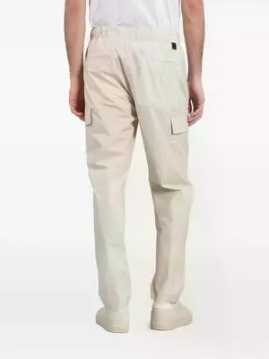 LOW BRAND Elasticated-waist Cargo Pants - Neutrals