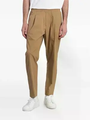 LOW BRAND Pleated Elasticated-waistband Trousers