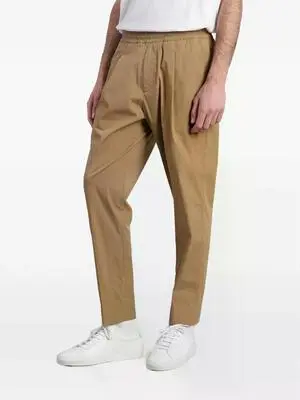 LOW BRAND Pleated Elasticated-waistband Trousers