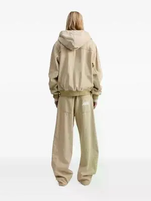 ALIS Bam Logo-embroidered Wide-leg Jeans
