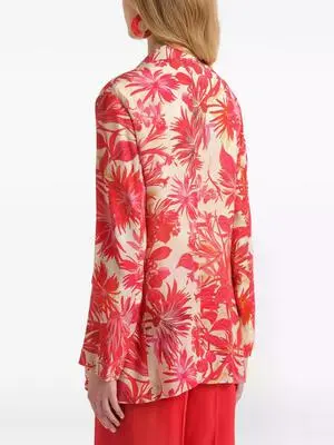 Malìparmi Printed Blazer - Red