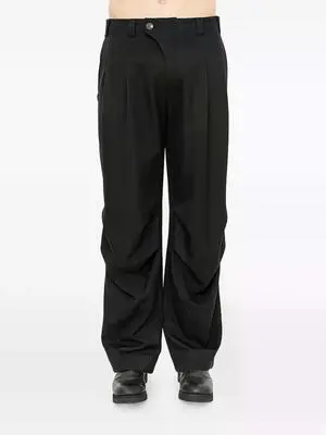DEVOA Wool Trousers - Black