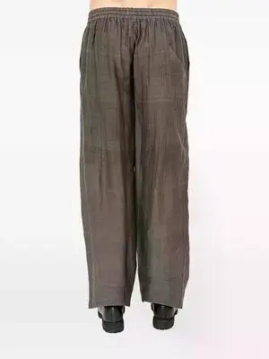 DEVOA Silk Wide Leg Trousers