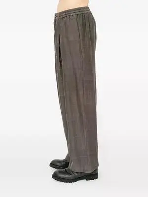 DEVOA Silk Wide Leg Trousers