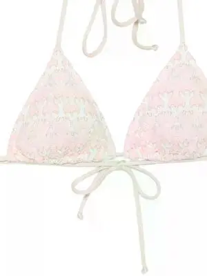 MC2 SAINT BARTH Embroidered Triangle Bikini