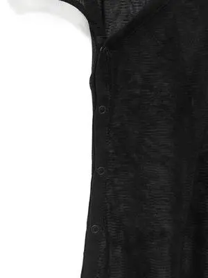 Paloma Wool Olimpia Sheer Wrap T-shirt - Black