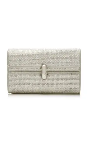 Savette The Symmetry Woven Mini Bag - Ivory