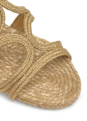 CastaÑer Pitra Raffia Sandals