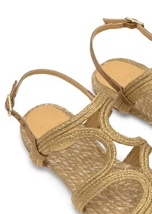 CastaÑer Pitra Raffia Sandals