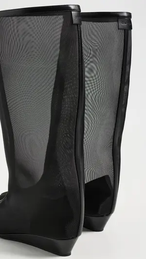 COURREGES Melting Wedge Mesh Boots