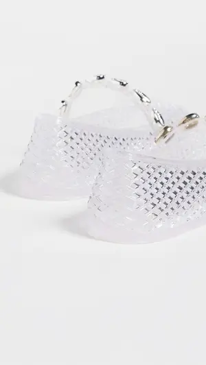 ANCIENT GREEK SANDALS Iro Jelly Flats - Clear
