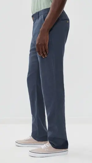 Marine Layer Saturday Hemp Chino Pants - Navy
