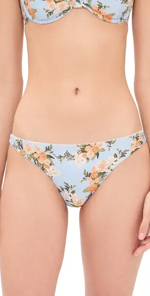 Agua Bendita Floral Print Bikini Bottoms - Multicolor